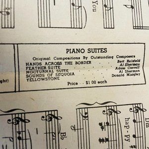 Other | Vintage Mack Gordon James V Monaco Sheet Music Cant Begin To ...